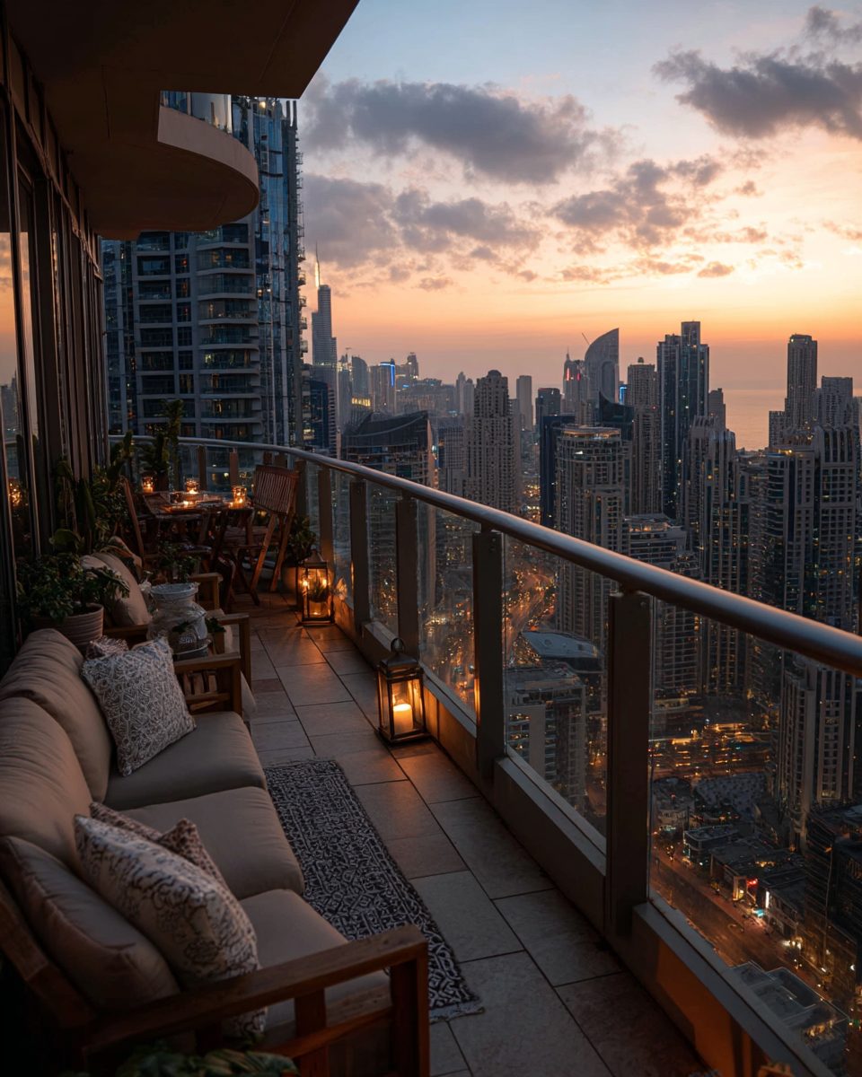 Apartment Balconies with Amazing Cityscape Views