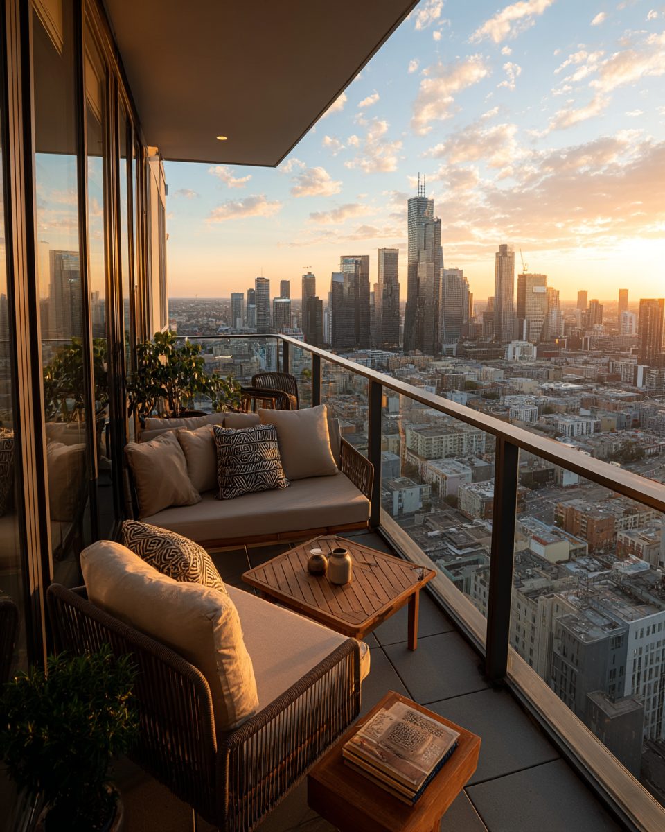 Apartment Balconies with Amazing Cityscape Views