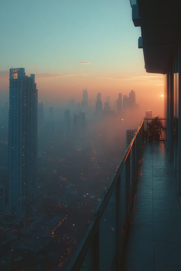 Apartment Balconies with Amazing Cityscape Views