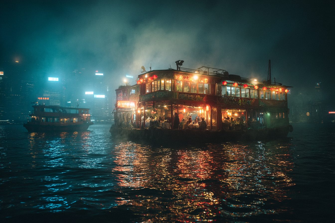 Old Floating Restaurants of Hong Kong