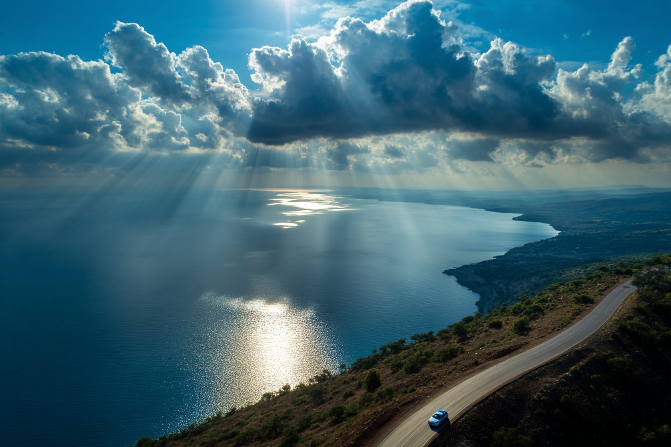 Road Trip with a Beautiful Sea View