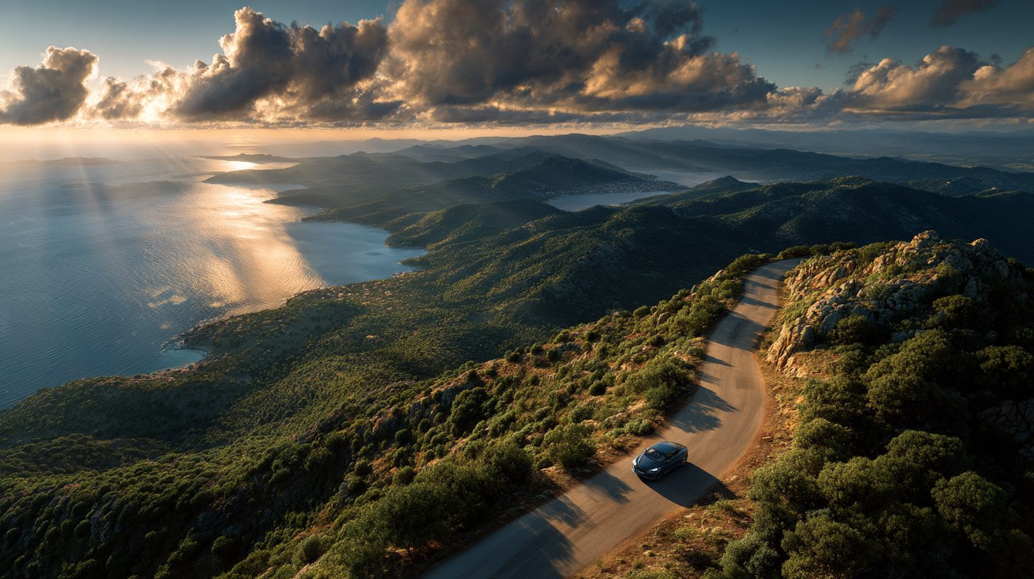 Road Trip with a Beautiful Sea View