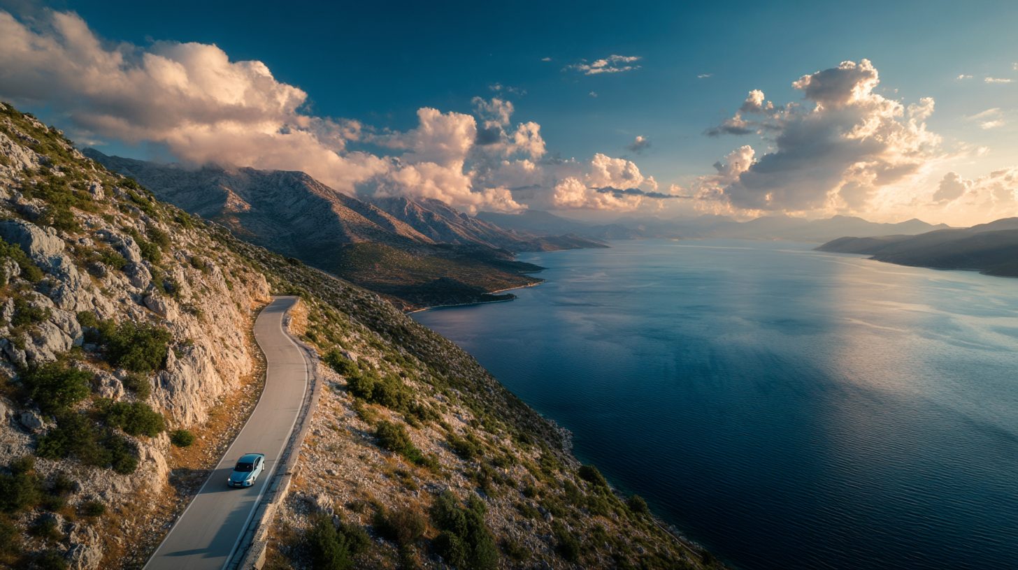 Road Trip with a Beautiful Sea View
