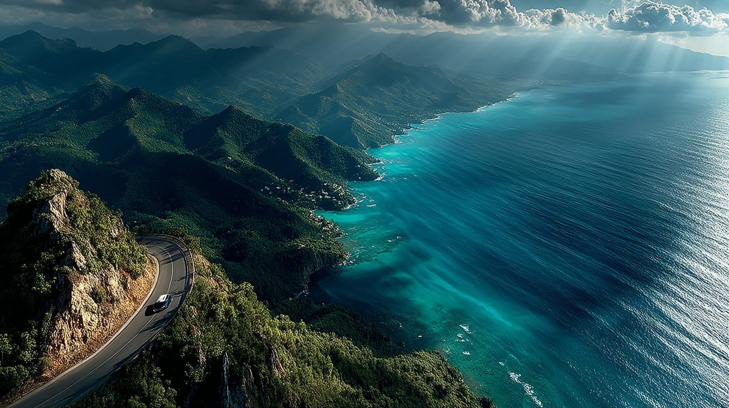 Road Trip with a Beautiful Sea View