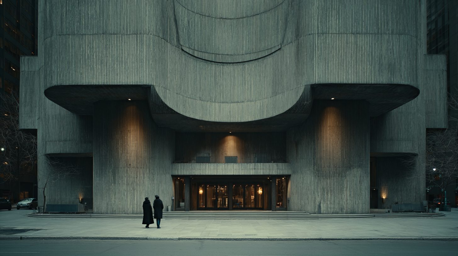 The Brutalist Buildings Facades