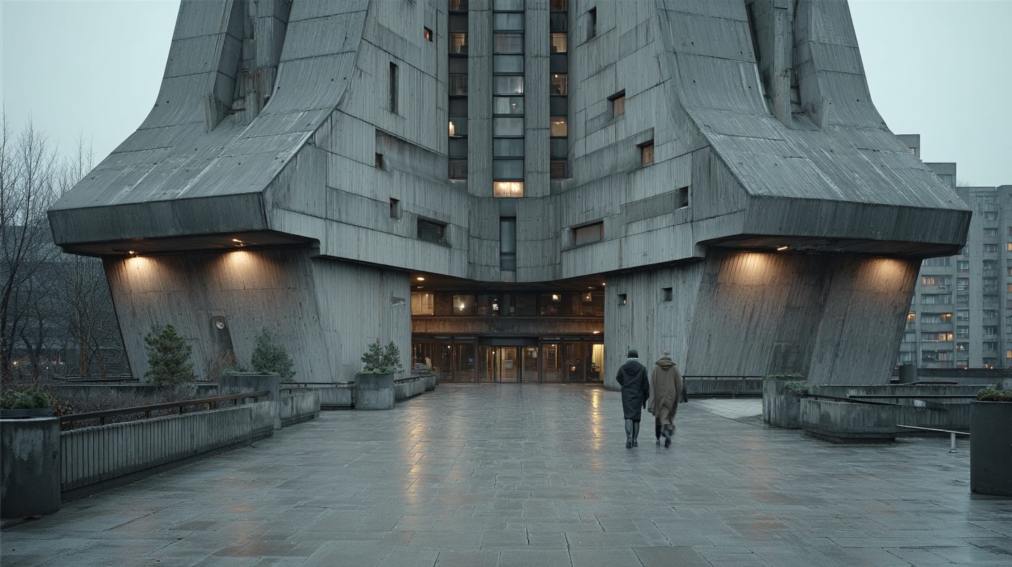 The Brutalist Buildings Facades