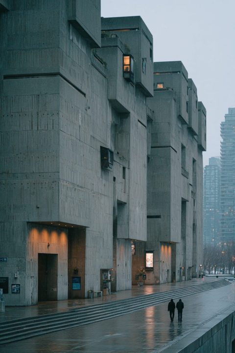 The Brutalist Buildings Facades