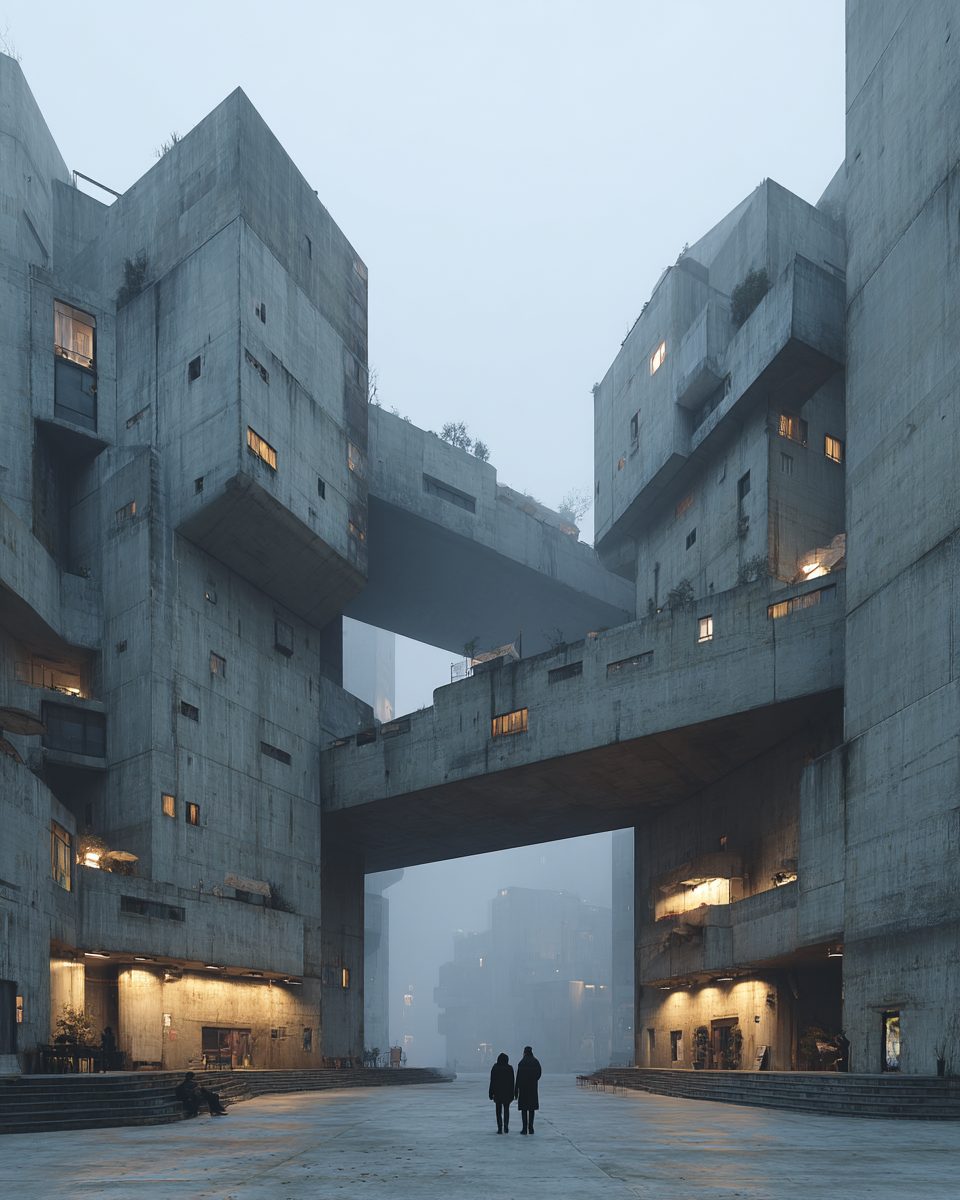 The Brutalist Buildings Facades