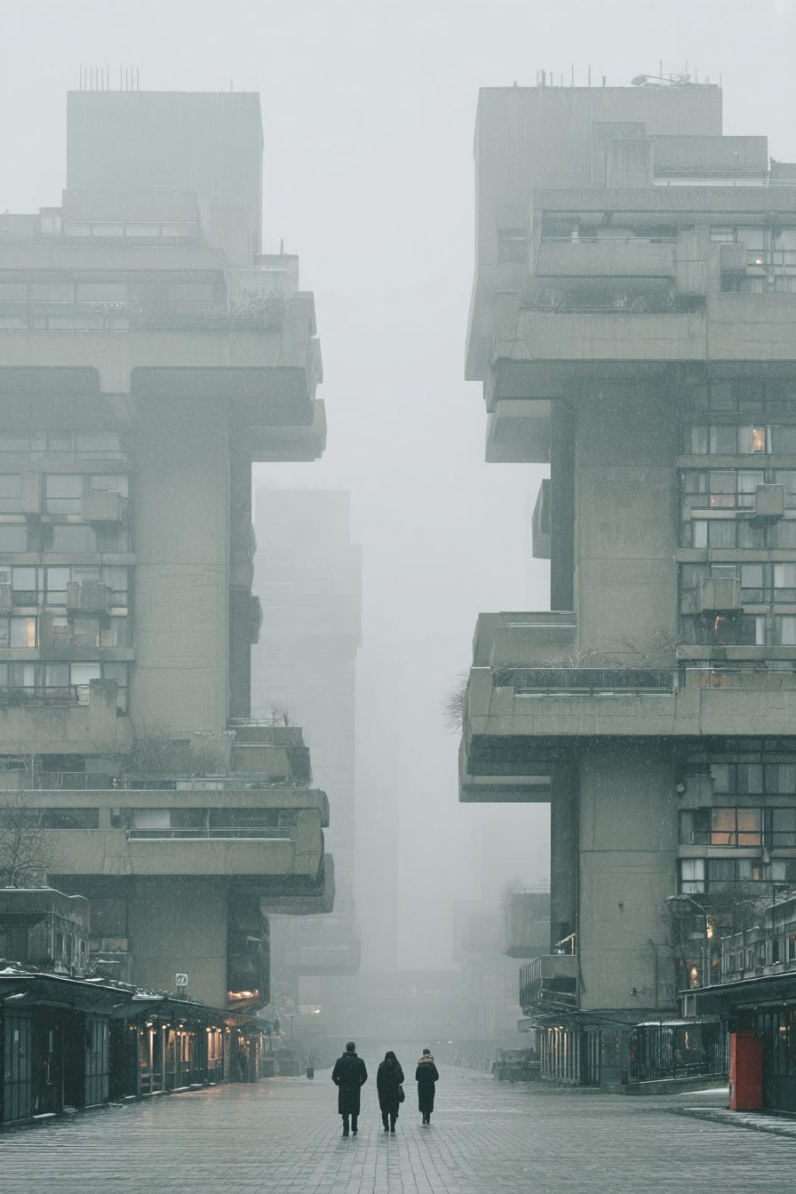 The Brutalist Buildings Facades