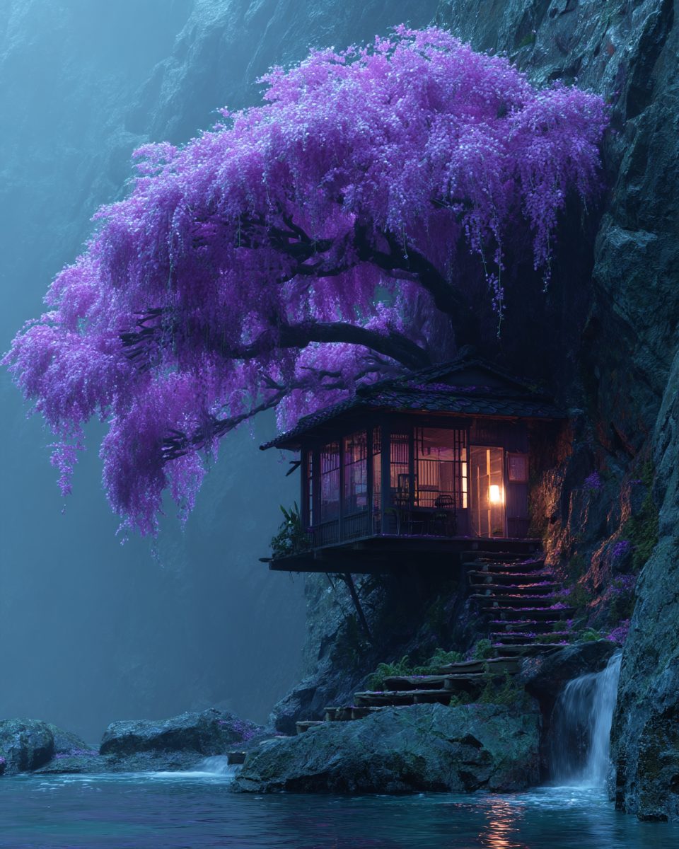 The House Under the Japanese Wisteria Tree