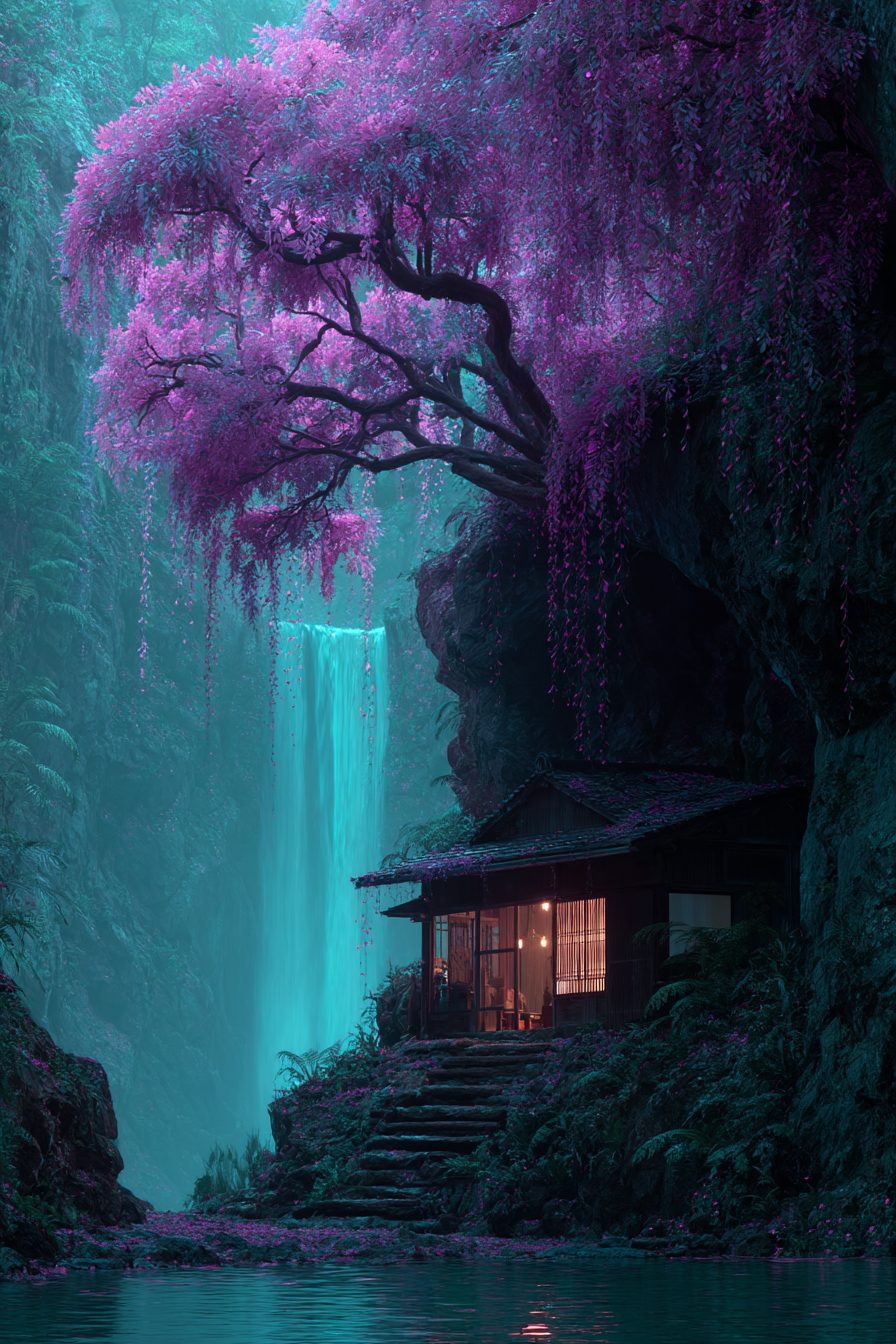 The House Under the Japanese Wisteria Tree