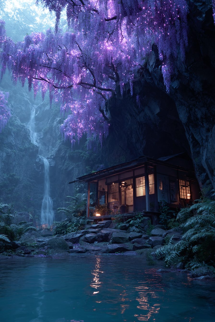 The House Under the Japanese Wisteria Tree