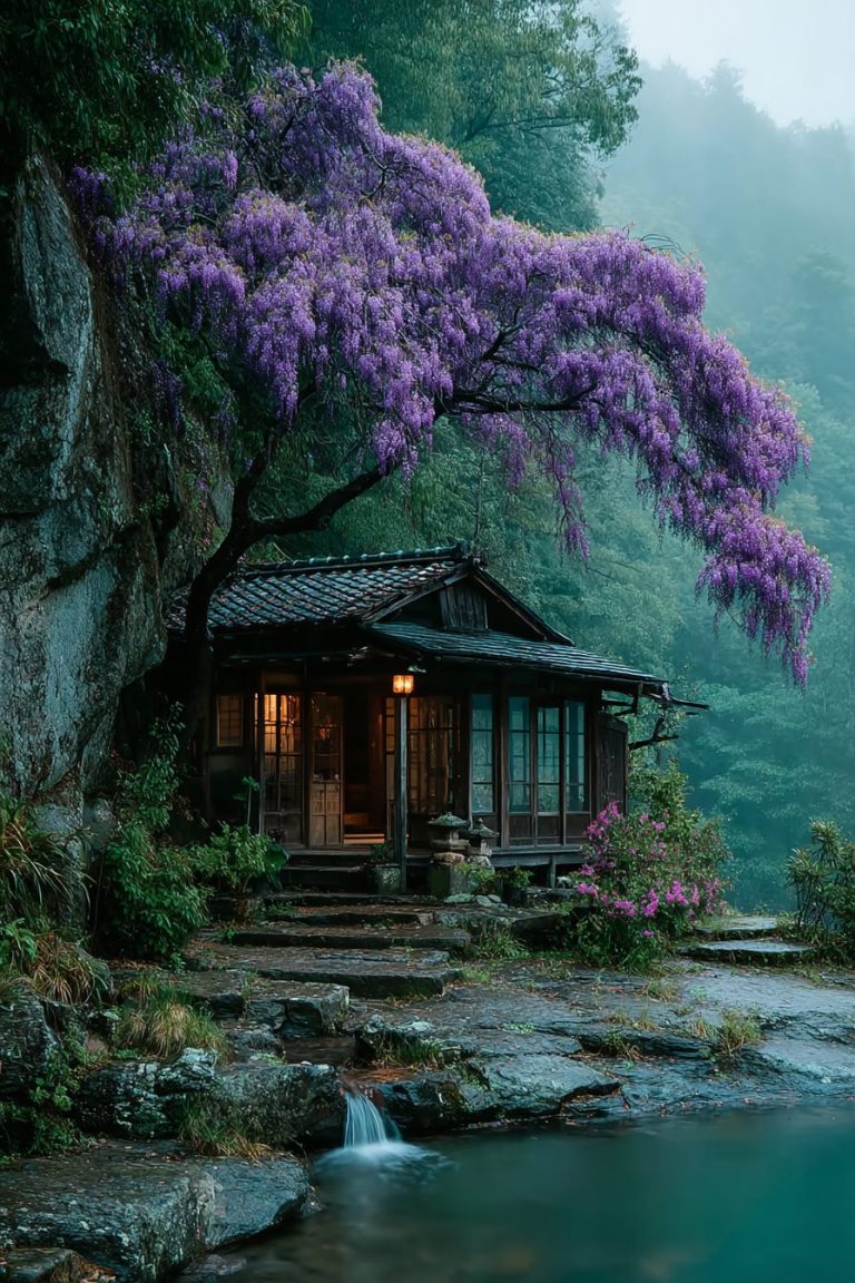 The House Under the Japanese Wisteria Tree