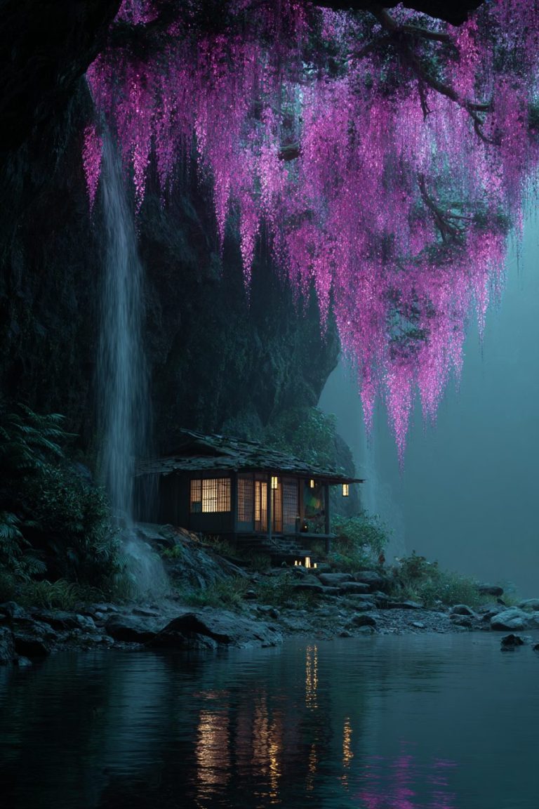 The House Under the Japanese Wisteria Tree