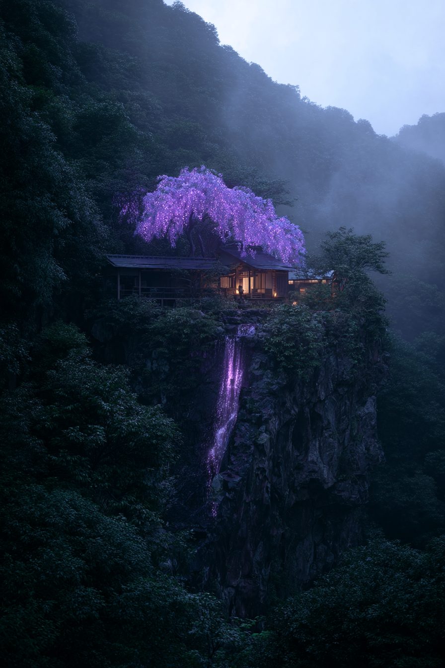 The House Under the Japanese Wisteria Tree