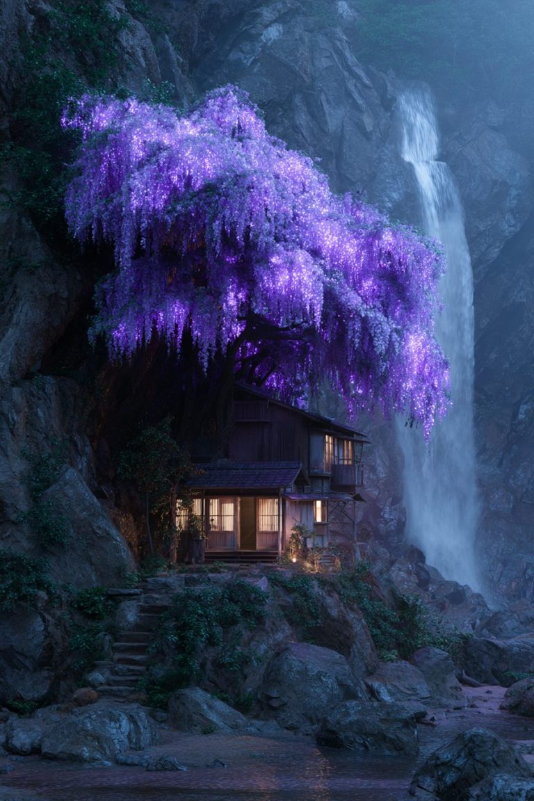 The House Under the Japanese Wisteria Tree
