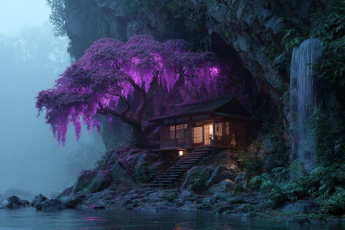 The House Under the Japanese Wisteria Tree