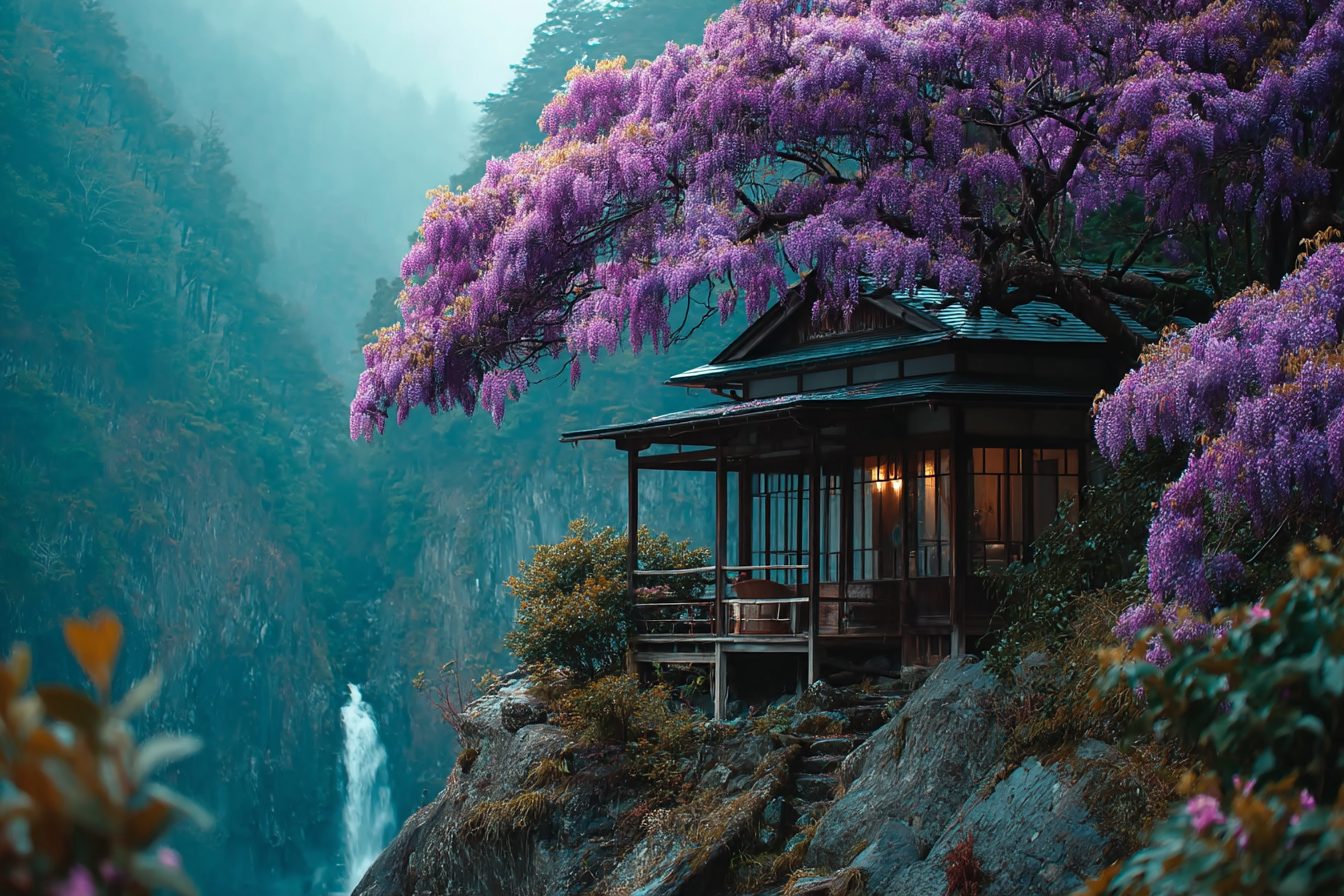 The House Under the Japanese Wisteria Tree