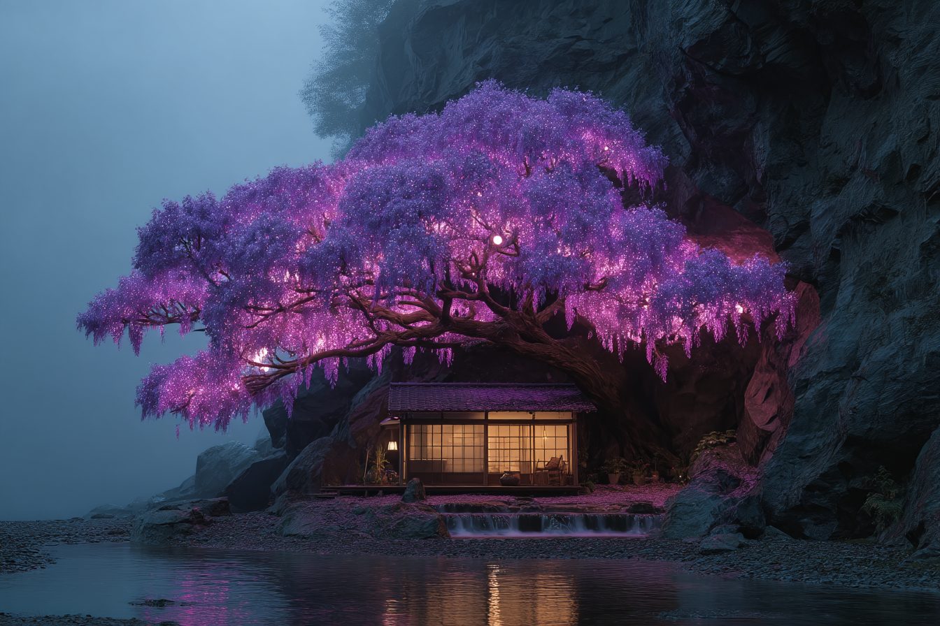The House Under the Japanese Wisteria Tree