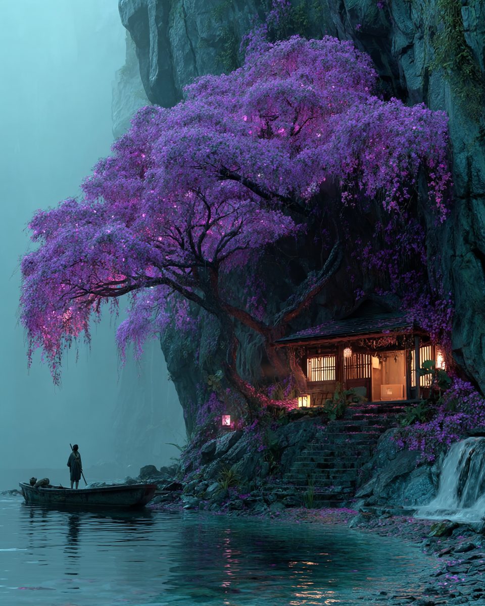 The House Under the Japanese Wisteria Tree
