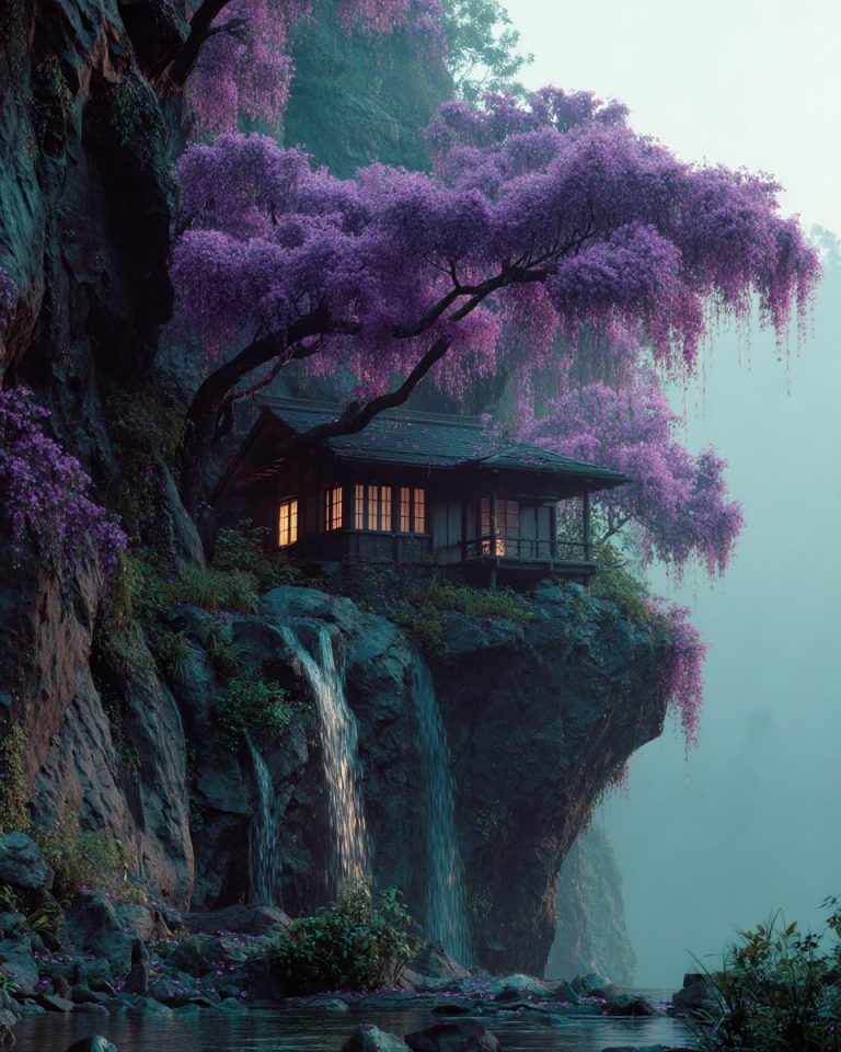 The House Under the Japanese Wisteria Tree
