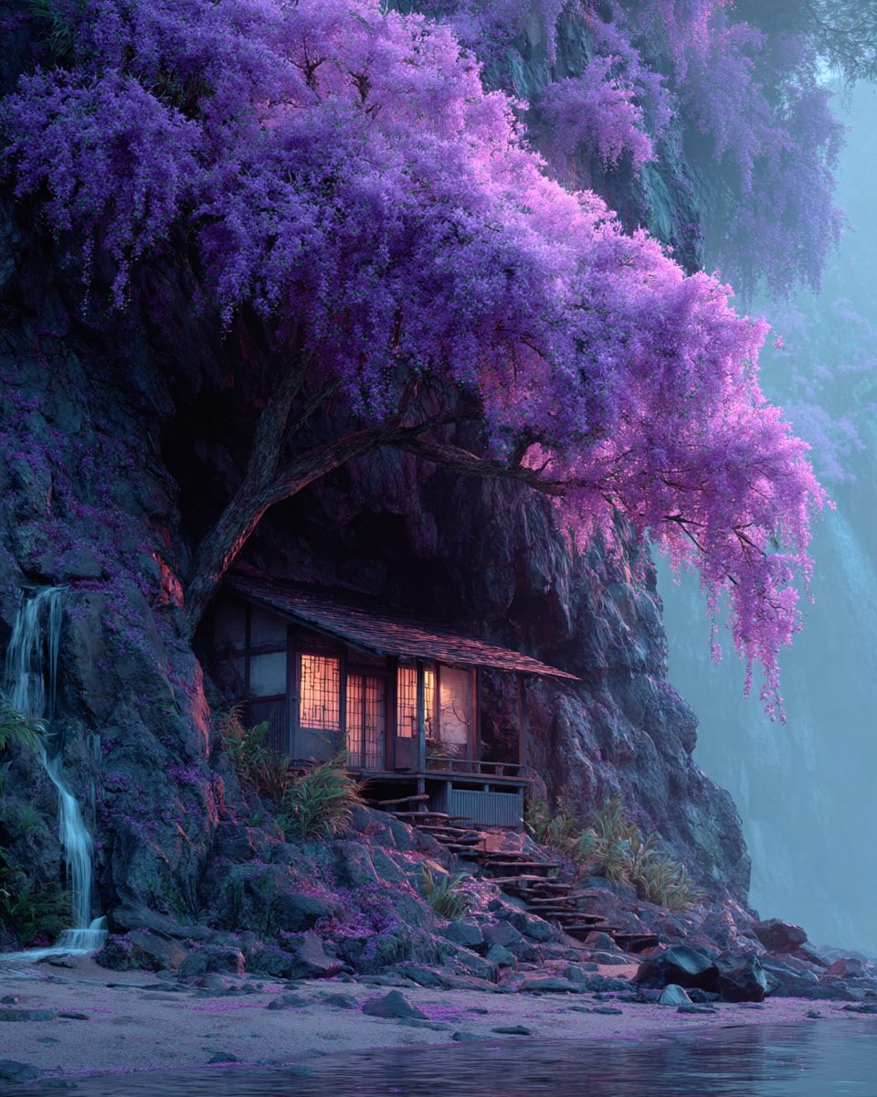 The House Under the Japanese Wisteria Tree