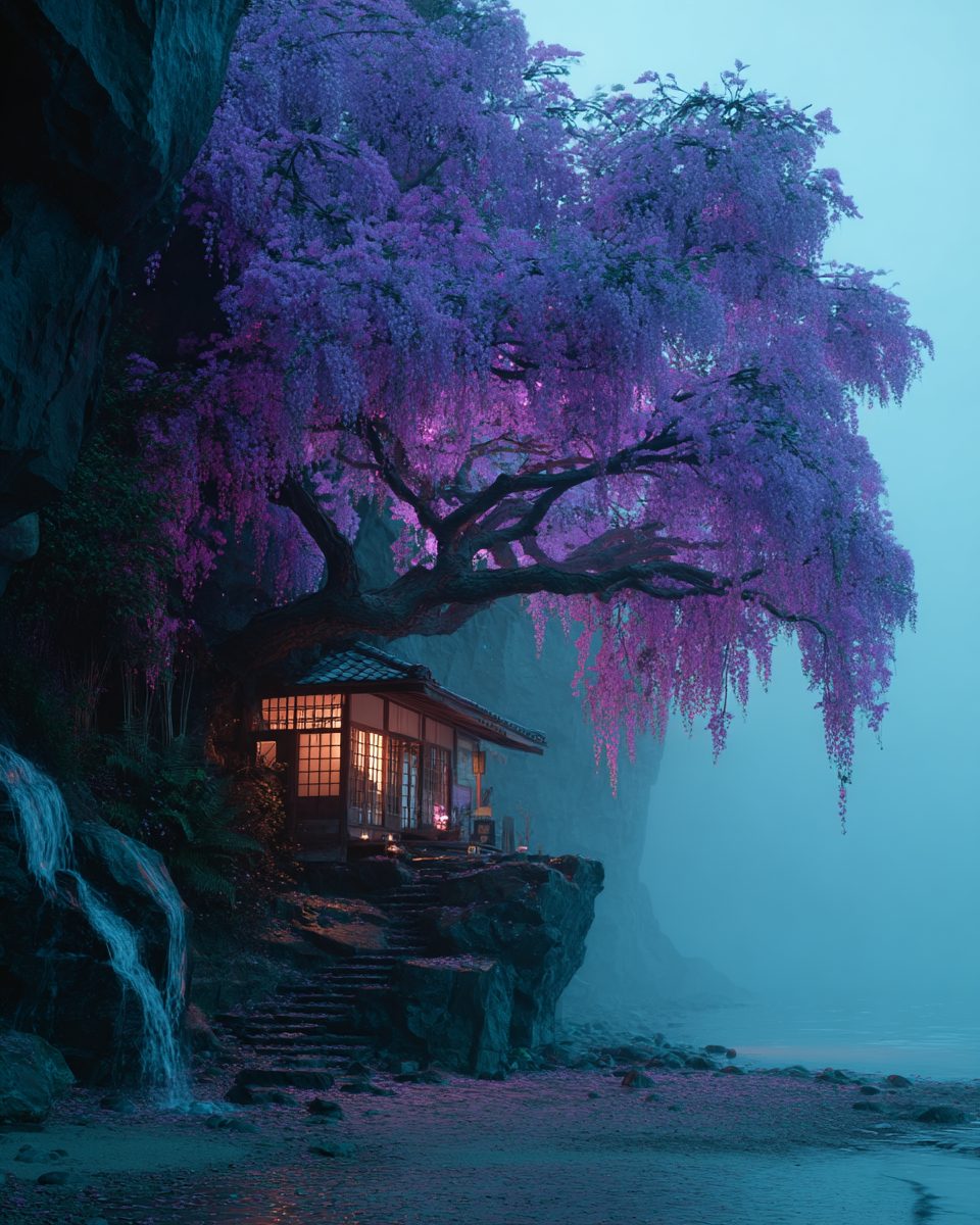 The House Under the Japanese Wisteria Tree
