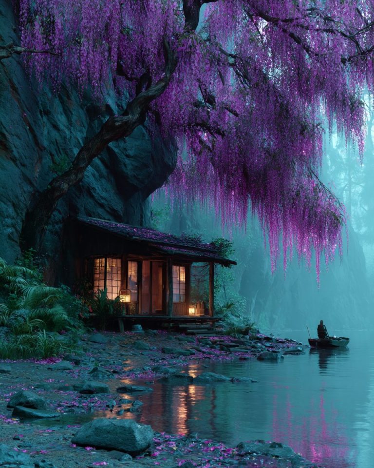 The House Under the Japanese Wisteria Tree