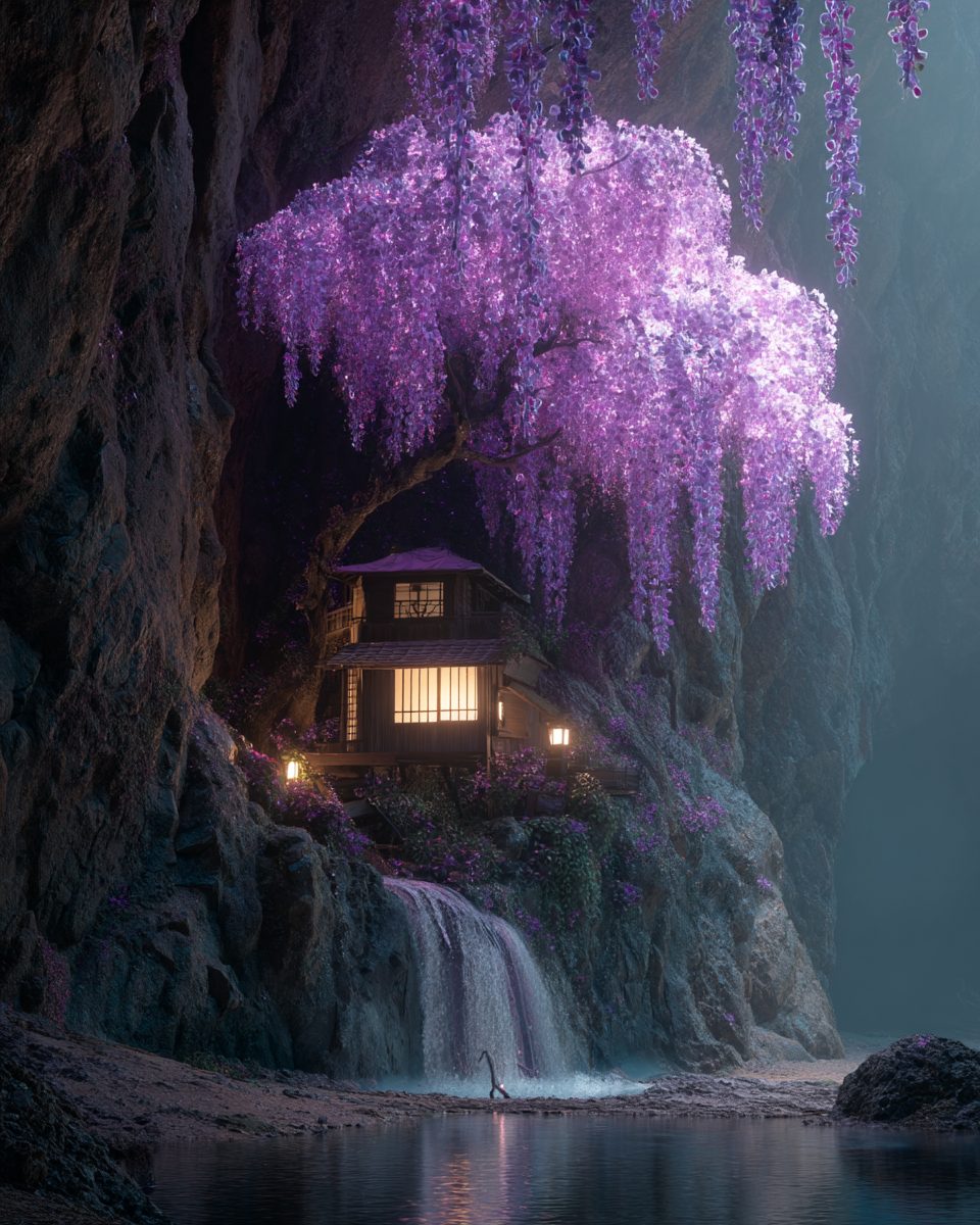 The House Under the Japanese Wisteria Tree