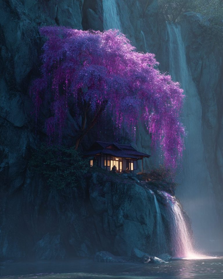 The House Under the Japanese Wisteria Tree