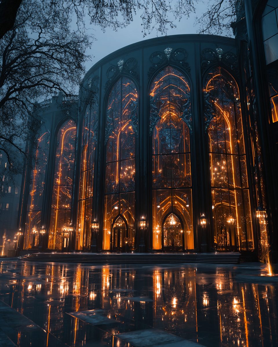 The Futuristic Gothic Buildings