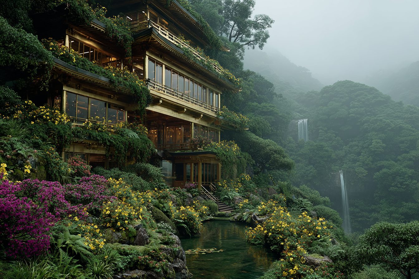 Buildings Camouflage in Nature