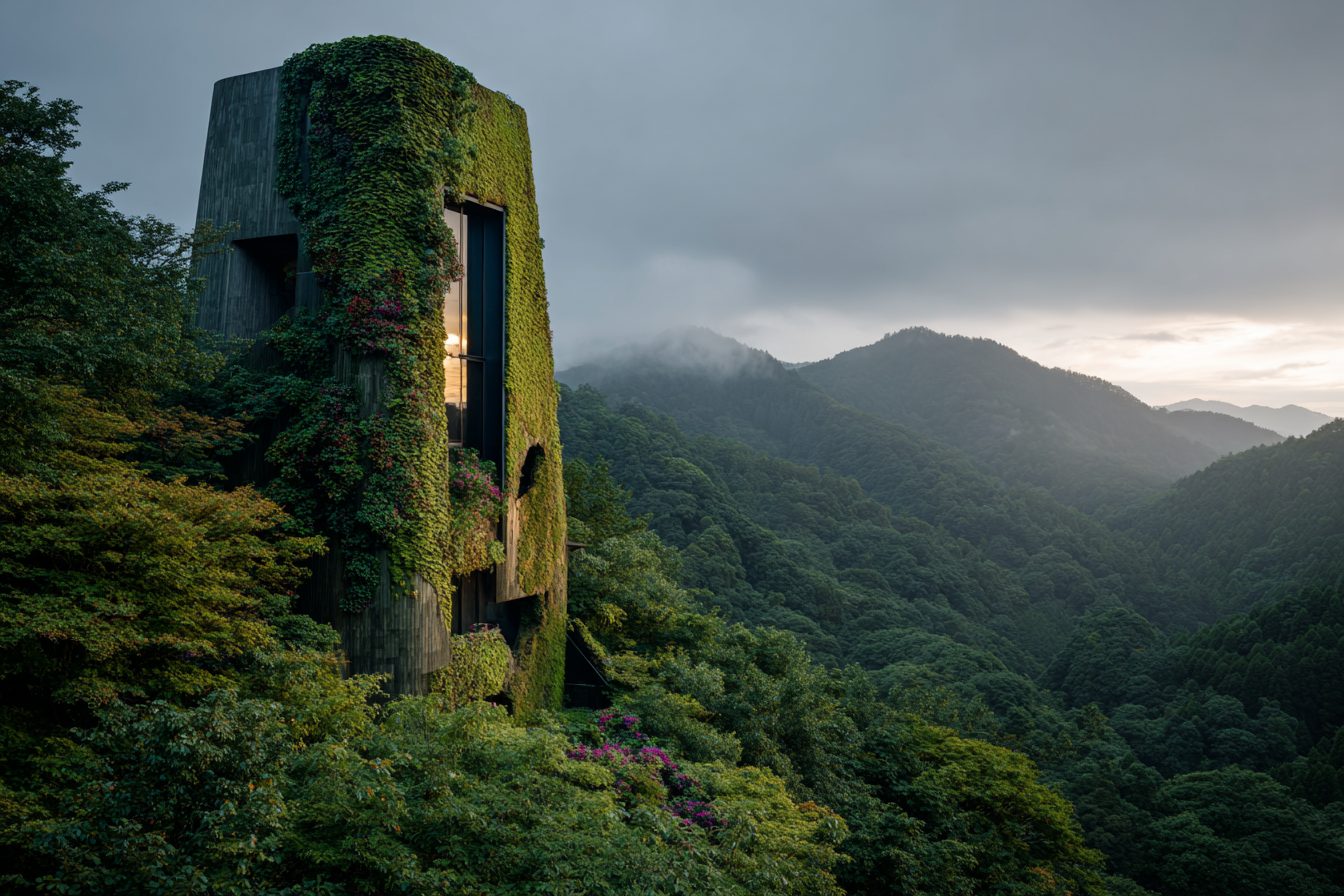 Buildings Camouflage in Nature
