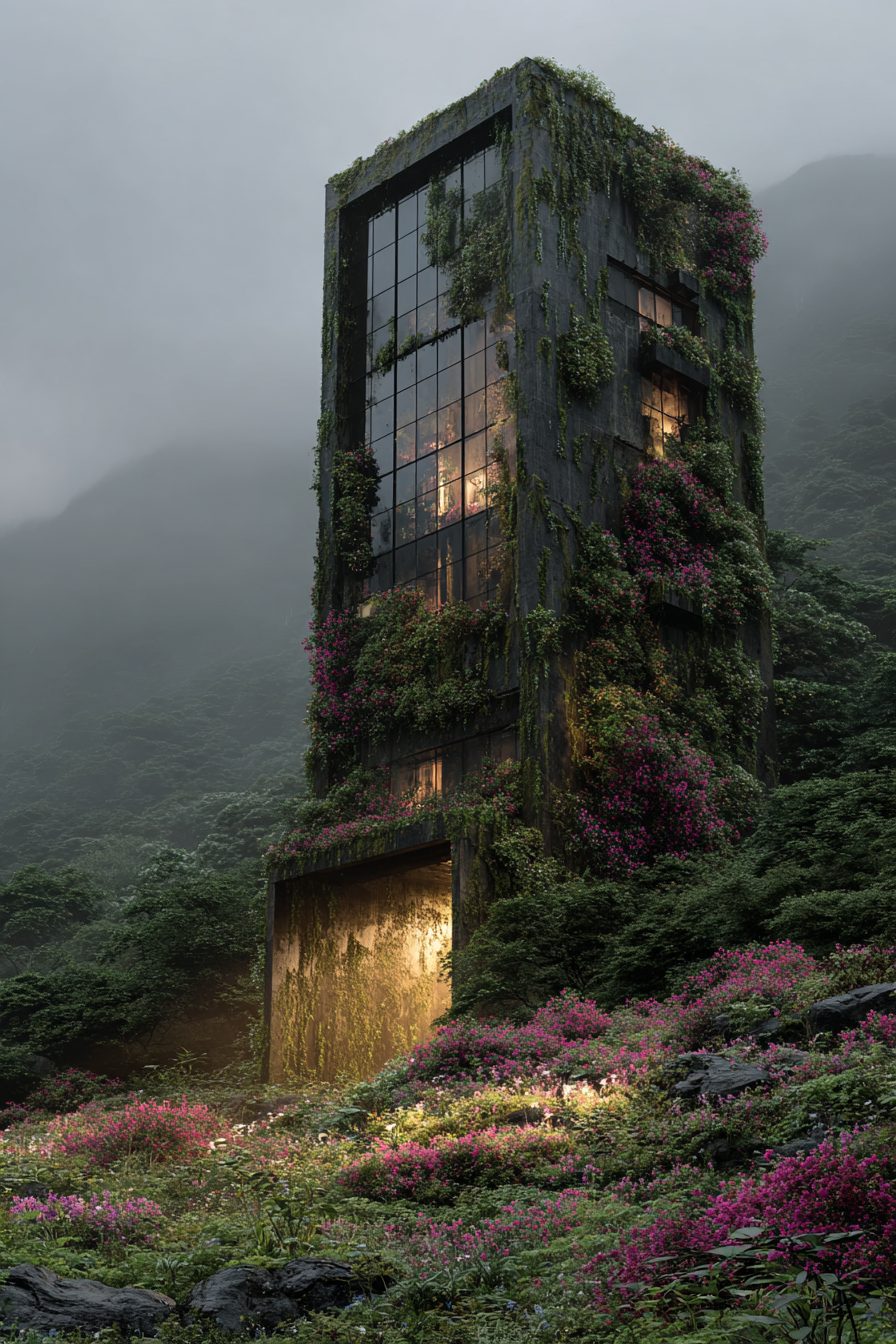 Buildings Camouflage in Nature