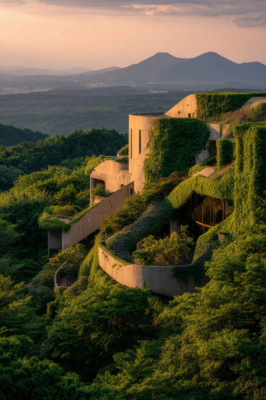 Buildings Camouflage in Nature