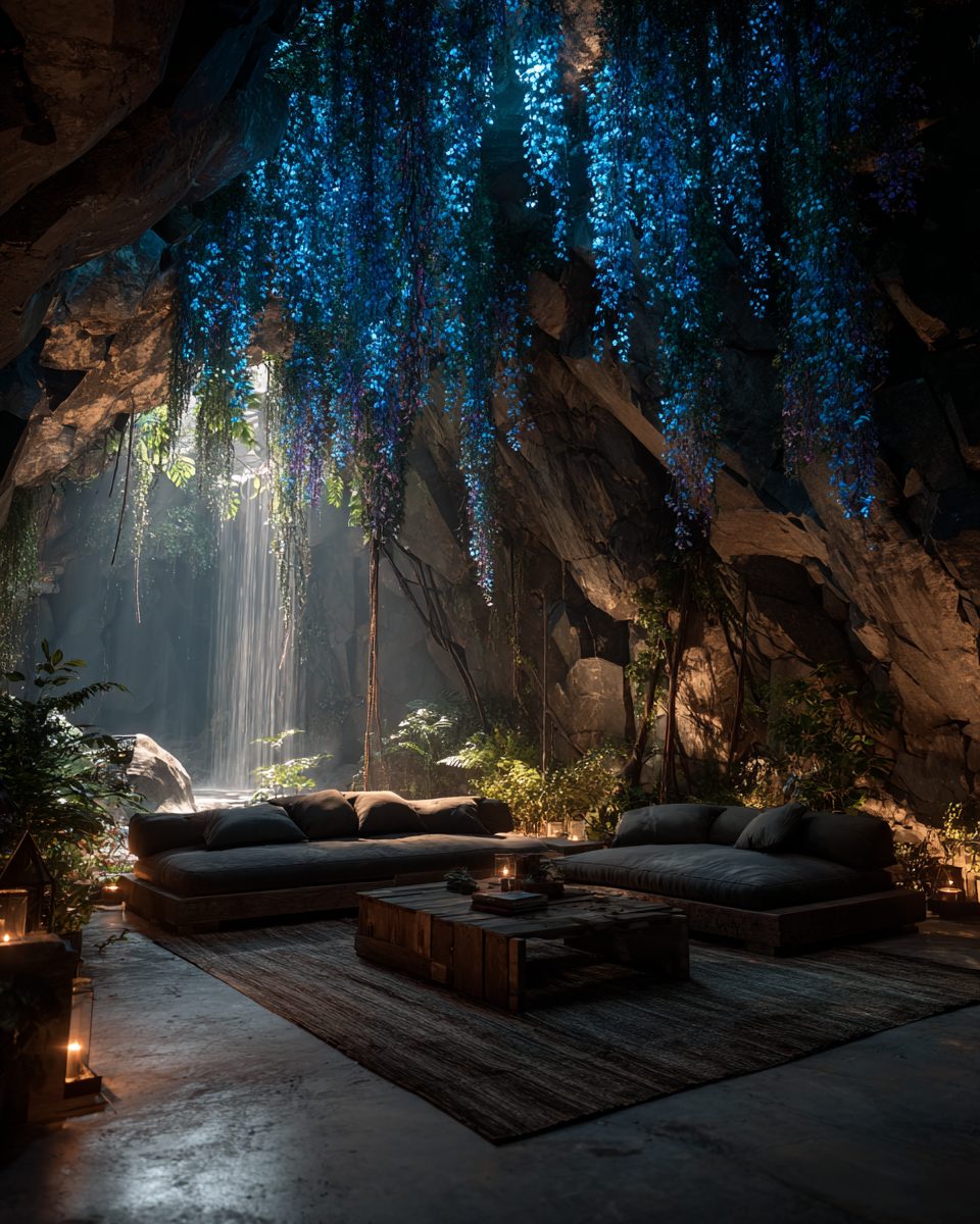 Cave Interior Sitting Areas to Enjoy Peace